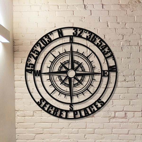 Latitude and Longitude Signs - Etsy