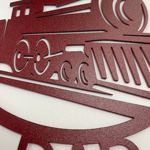 Custom Railroad Sign,train Metal Sign Name,railway Sign,room Decor ...