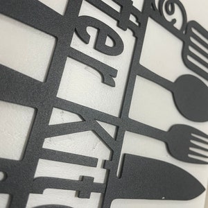 Kitchen Metal Sign,custom Kitchen Wall Art,metal Kitchen Sign ...