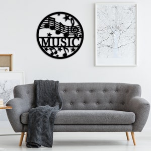 Custom Music Metal Sign,personalized Music Wall Art,musician Gift,music ...