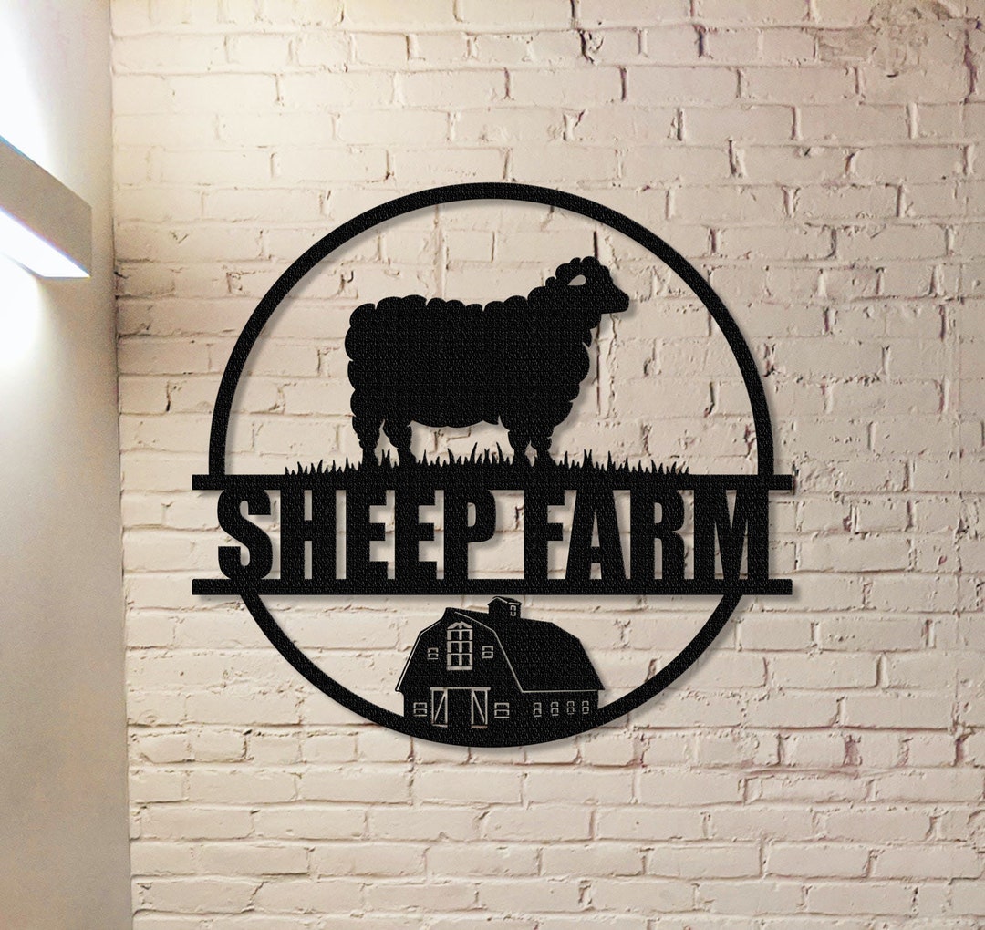 Custom Goat Metal Sign,personalized Sheep Farm Sign,lamb Sign,goat ...