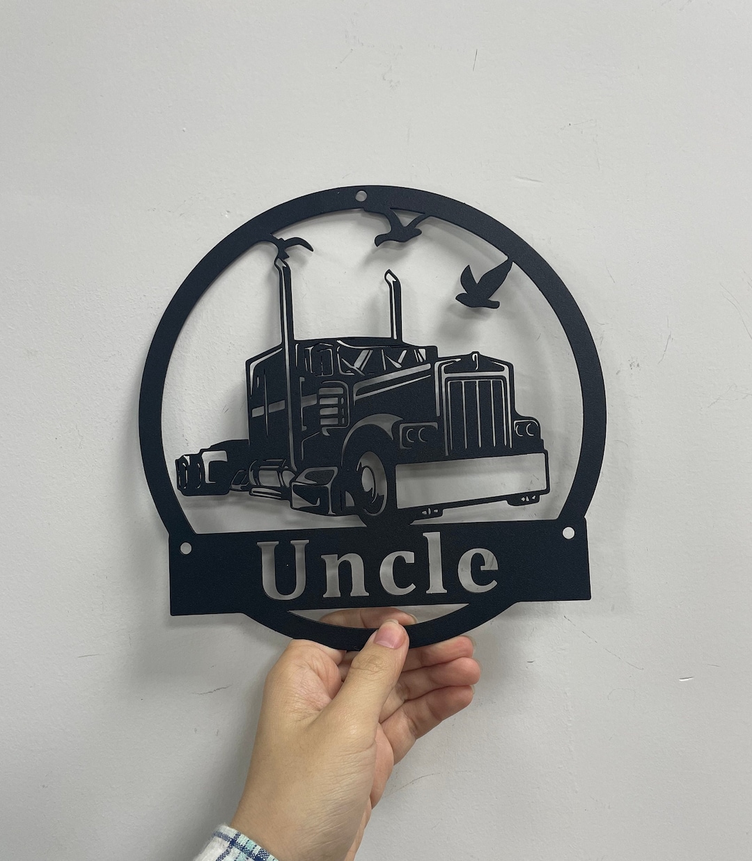 Custom Truck Metal Sign,metal Truck Sign,semi Truck Wall Art,truck ...