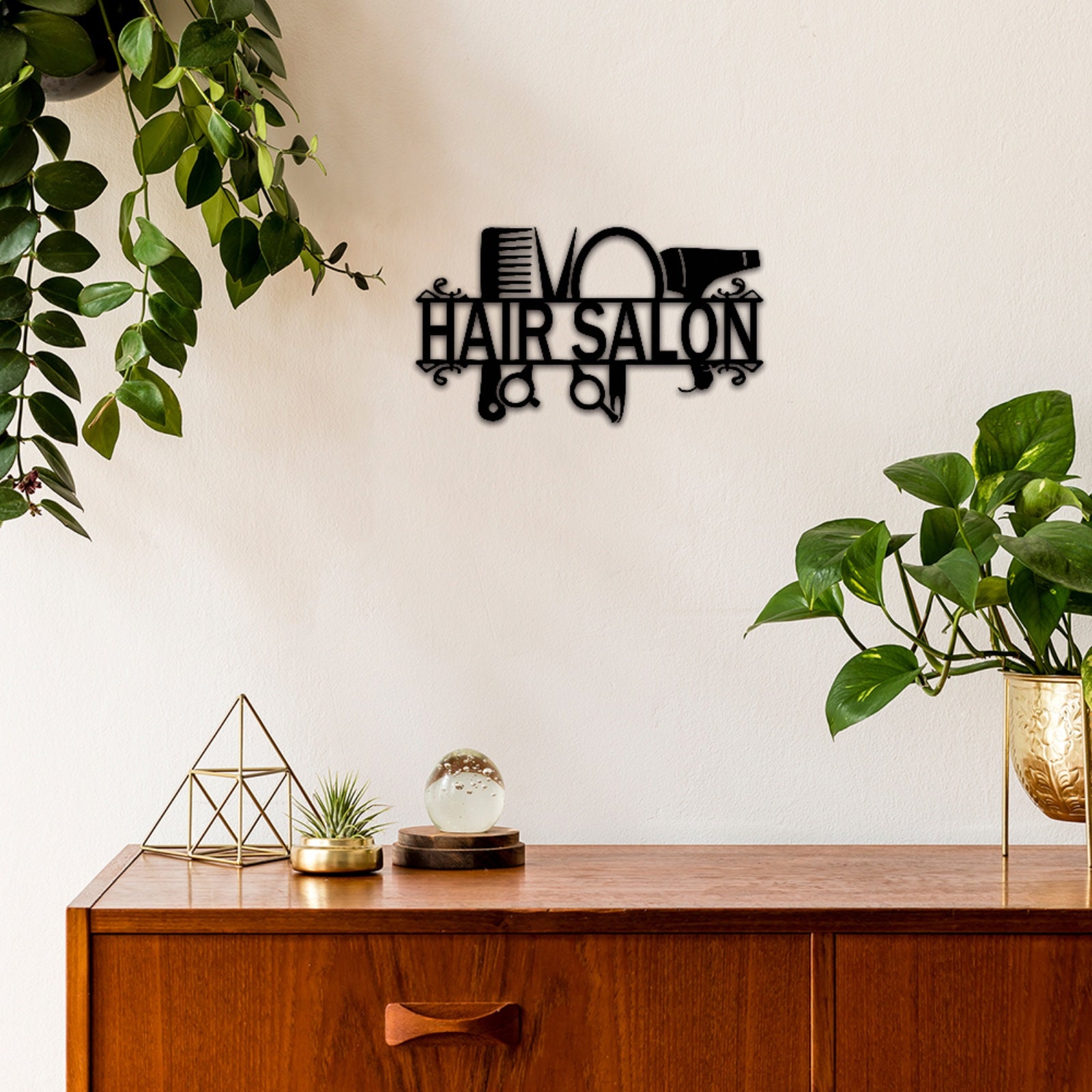 Custom Hair Salon Wall Decor,salon Name Sign,beauty Salon Decor ...