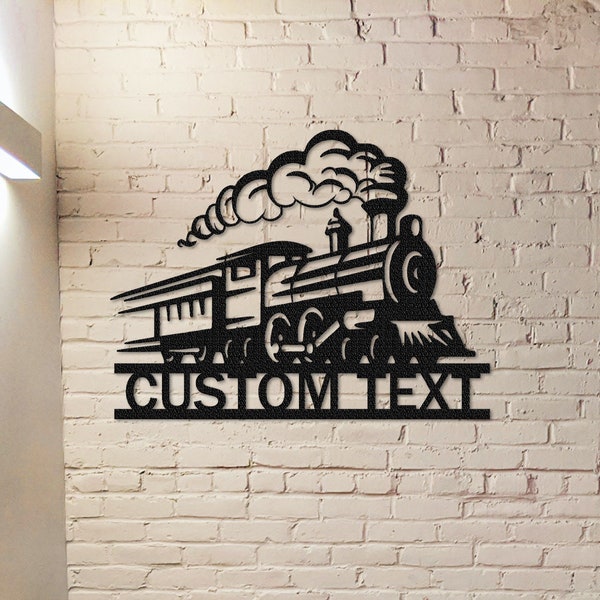 Train Station Name Sign - Etsy