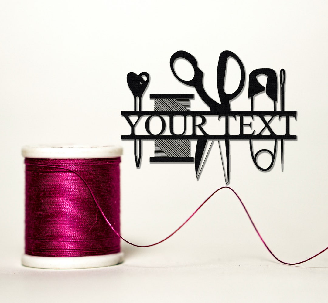 Custom Sewing Metal Sign,personalized Quilting Sign for Sewing Room ...