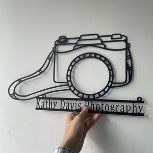 Custom Camera Metal Sign,personalized Photographer Sign for Photograph ...