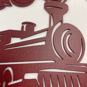 Custom Railroad Sign,train Metal Sign Name,railway Sign,room Decor ...