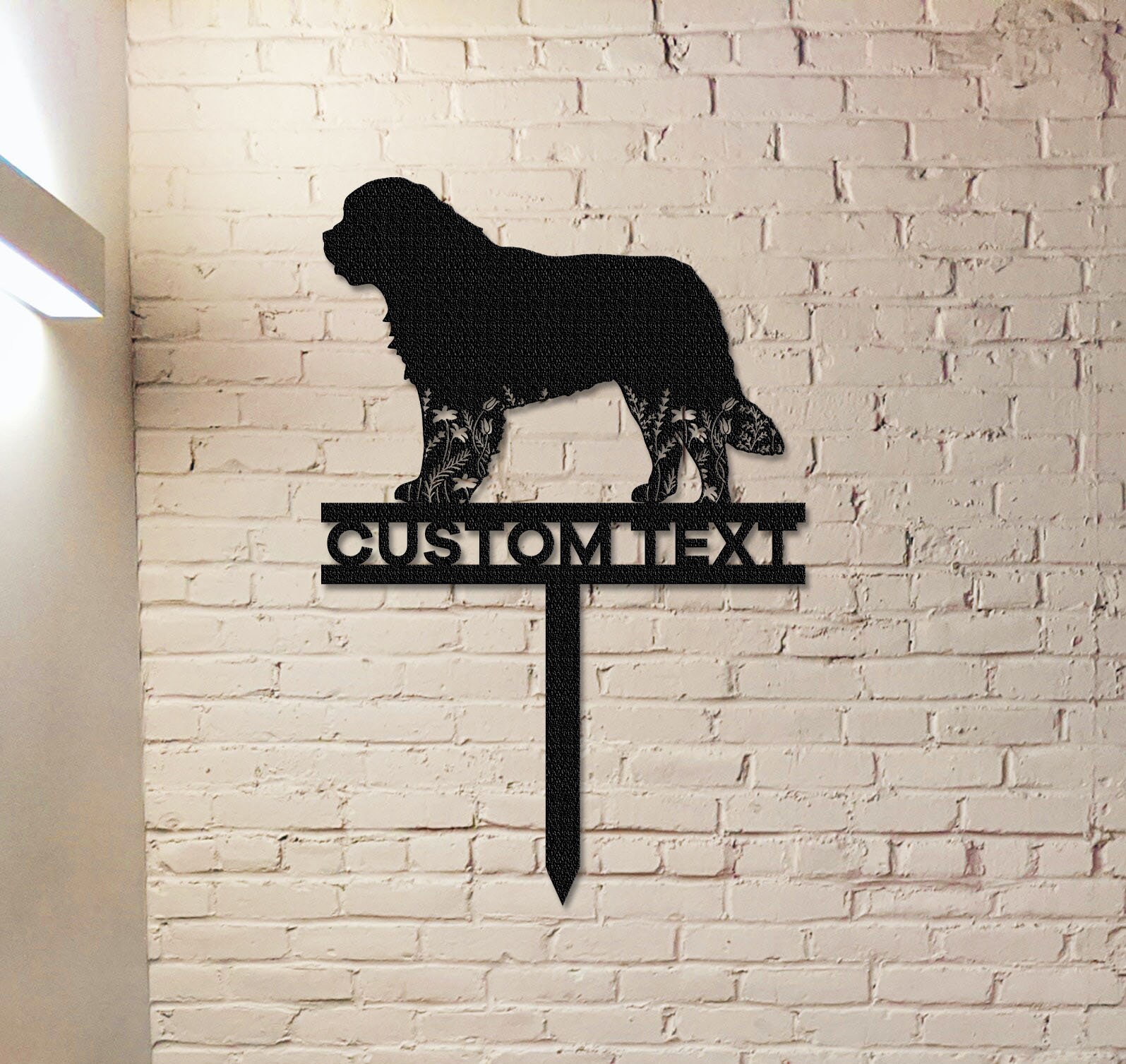 Custom Newfoundlands Dog Memorial Stake Signpet Grave Markers - Etsy