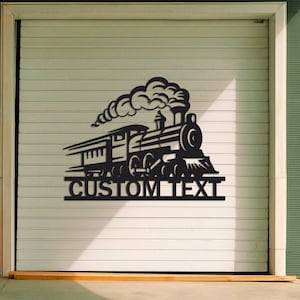 Personalized Train Sign,train Metal Sign,train Room Decor,custom Train ...