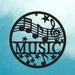 Custom Music Metal Sign,personalized Music Wall Art,musician Gift,music ...