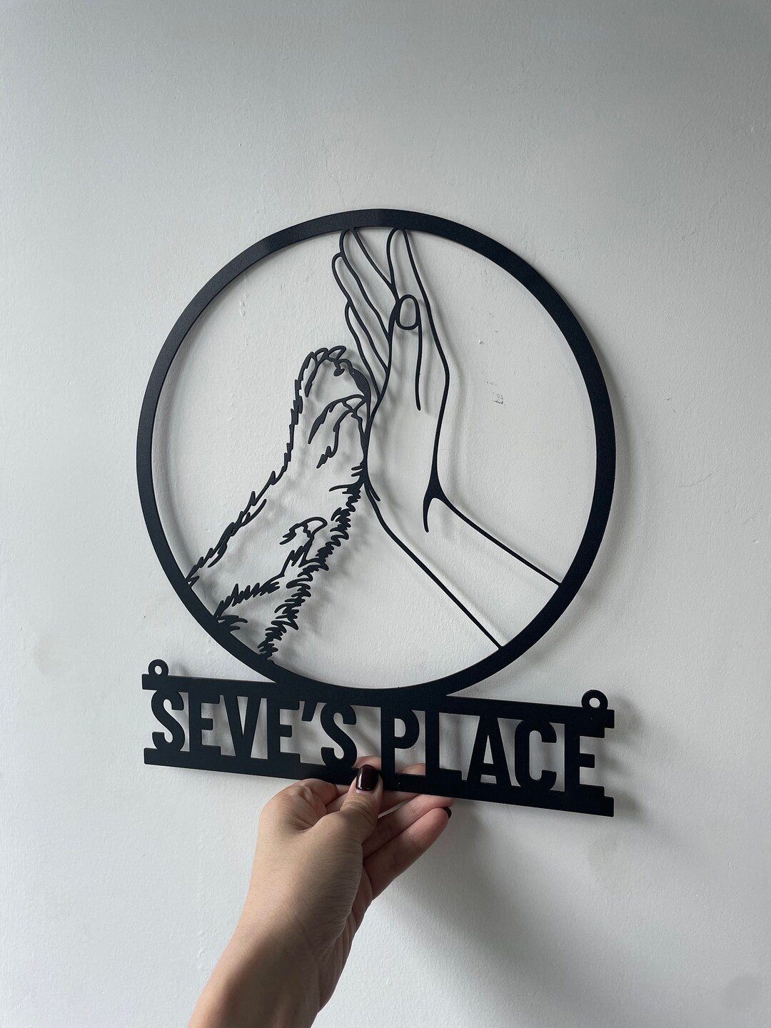 Personalized Pet Name Sign,custom Dog Metal Sign,dog House Sign,dog ...