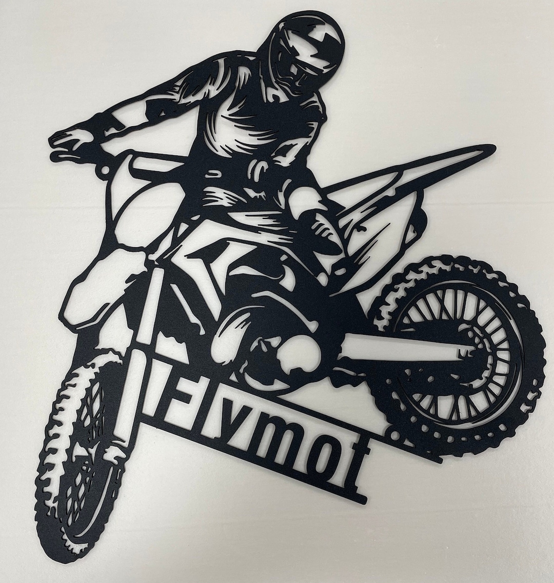 Personalized Motorcycle Metal Wall Art,custom Biker Name Sign ...