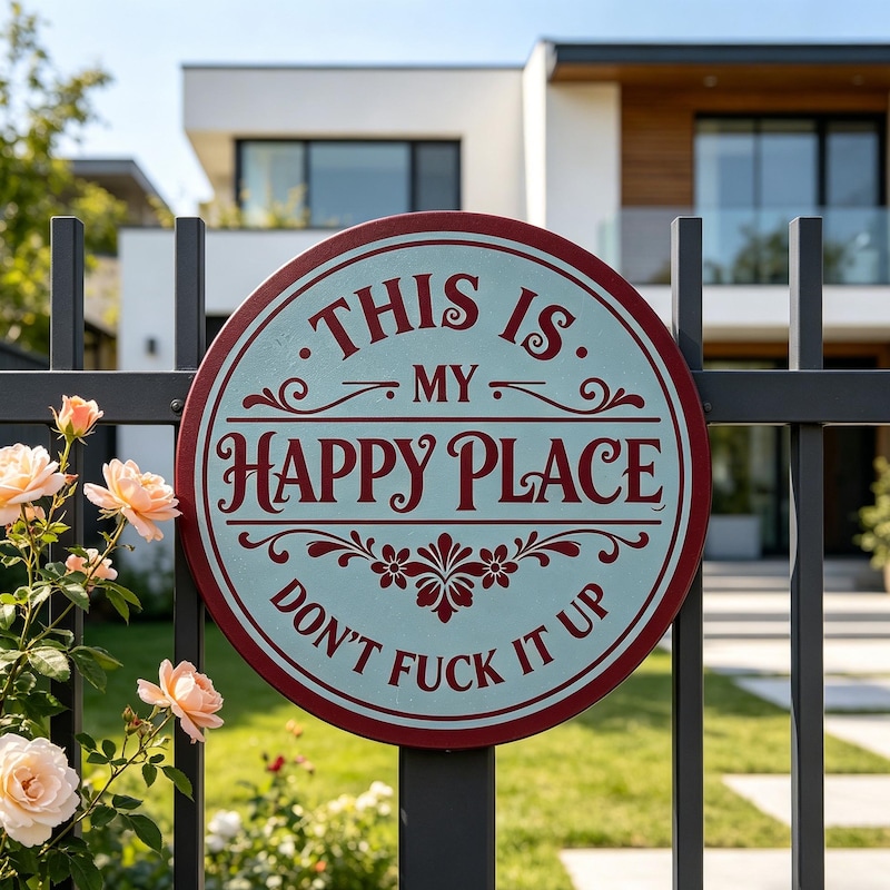 This is My Happy Place Sign - Etsy