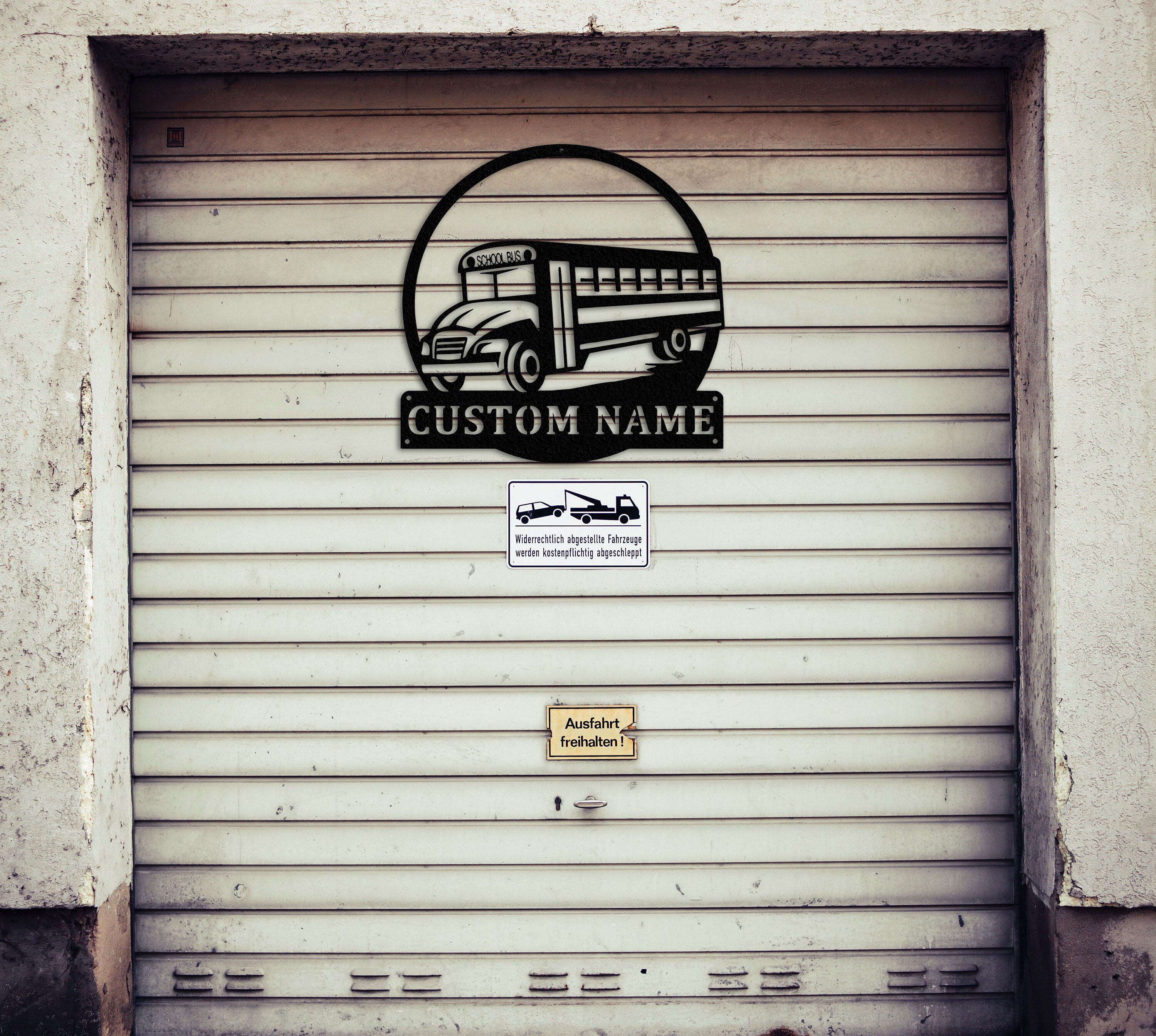 Custom School Bus Metal Signpersonalized School Bus Sign - Etsy