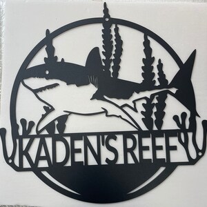 Custom Shark Sign Name,family Name Sign,last Name Sign,personalized ...