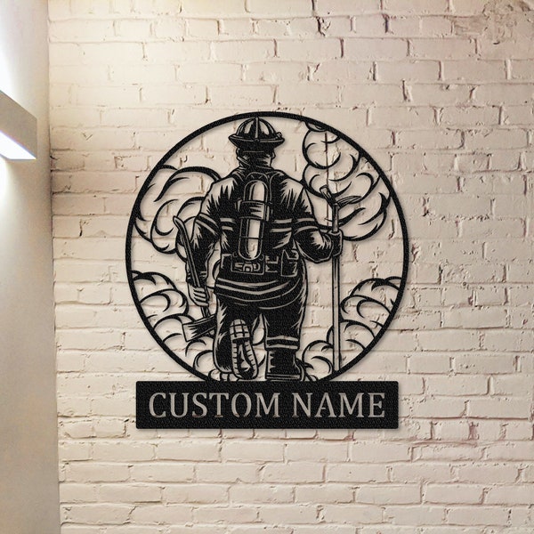 Firefighter Sign - Etsy