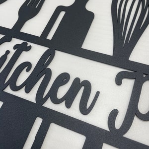 Personalized Kitchen Metal Sign,kitchen Wall Art for Mom,family Kitchen ...