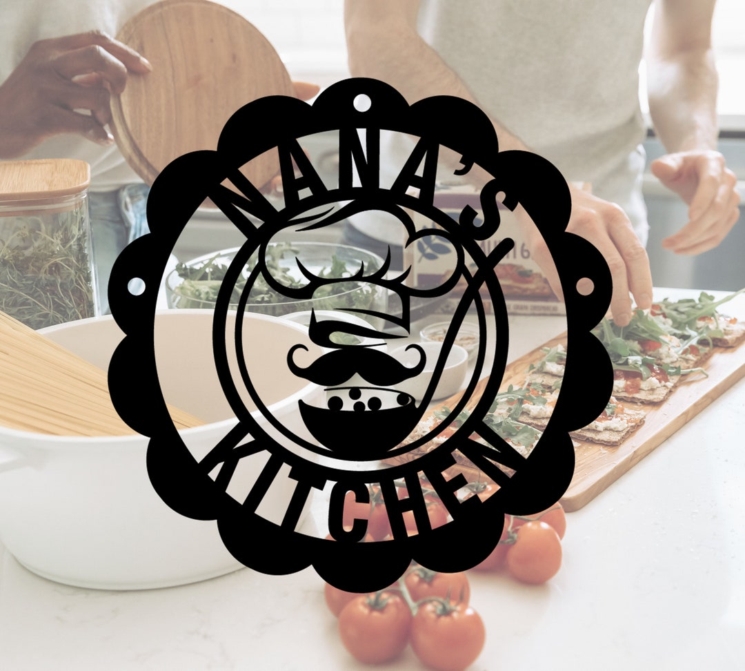 Personalized Kitchen Sign Name,custom Kitchen Sign,indoor Decor,chef ...