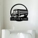 Custom School Bus Metal Sign,personalized School Bus Sign Name,gift for ...