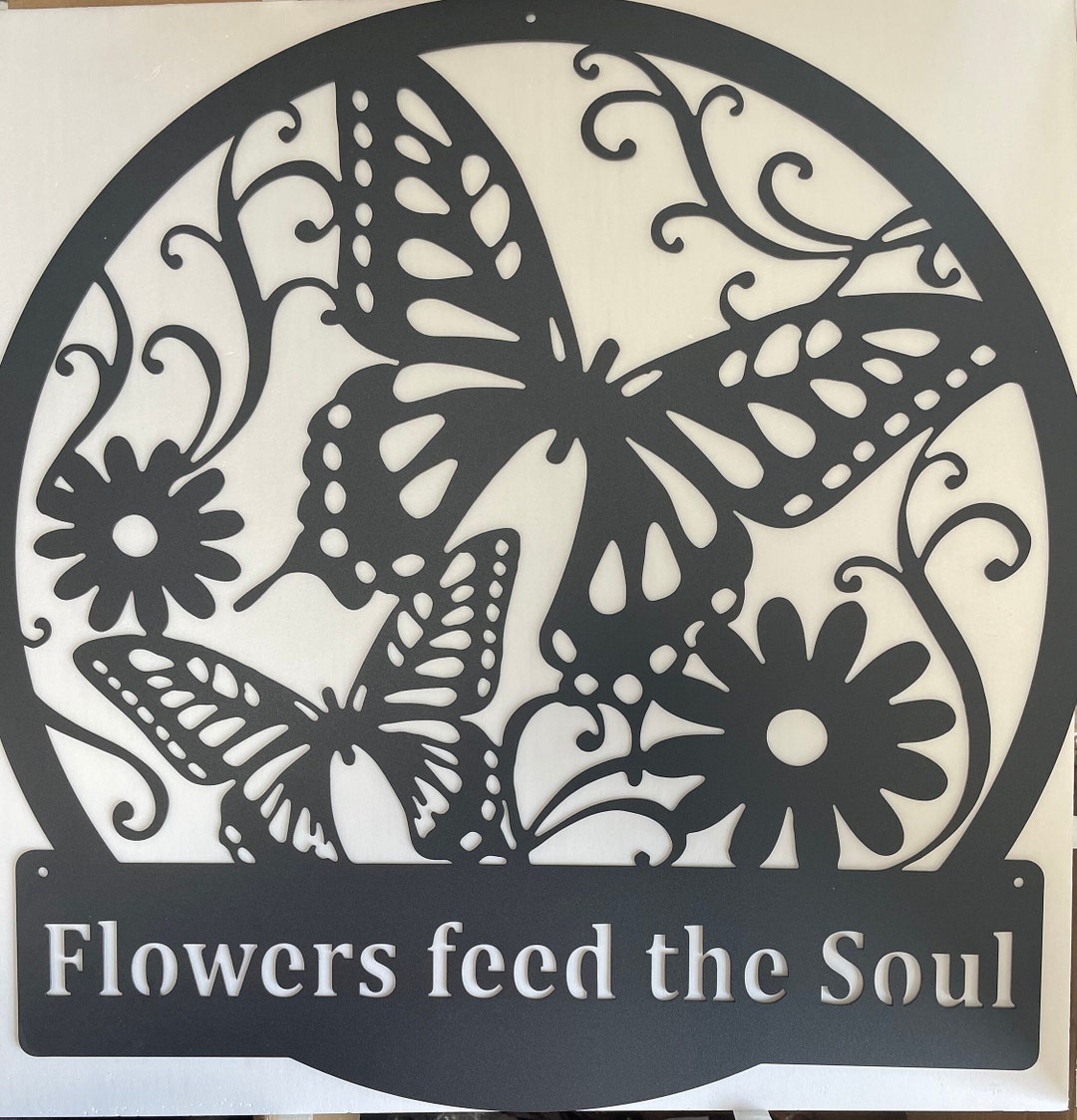 Custom Garden Sign,butterfly Decor,family Garden Decor,farm Sign ...