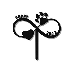 Custom Pet Grave Sign With Stake,pet Memorial Sign Stake,pet Marker ...