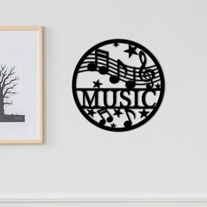 Custom Music Metal Sign,personalized Music Wall Art,musician Gift,music ...
