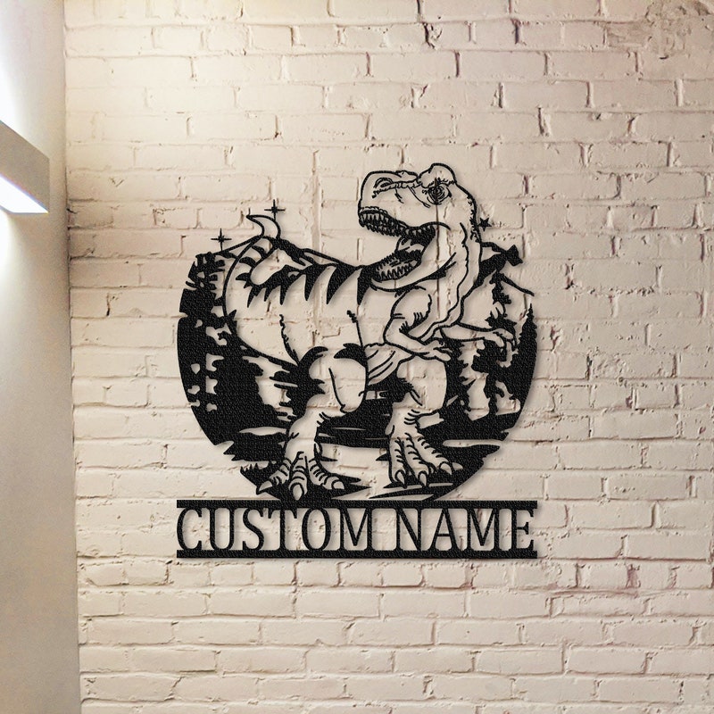 Metal Dinosaur - Etsy