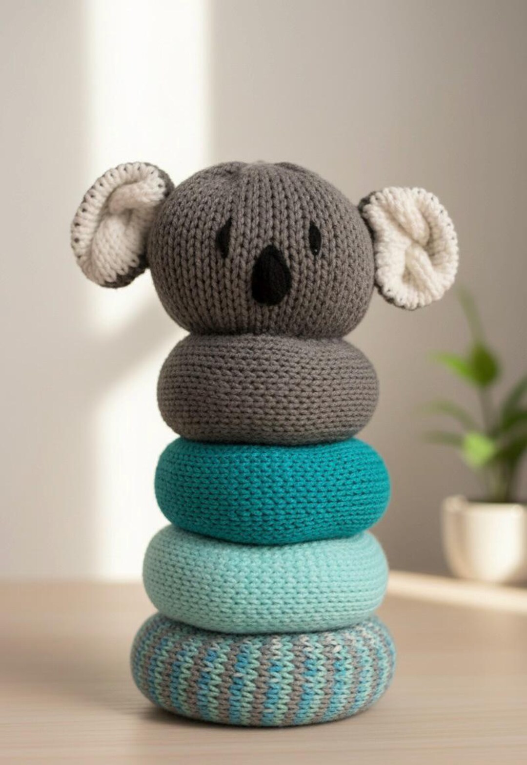 PDF Pattern Koala Toy Stacker, Circular Knitting Machine, Addi King or ...
