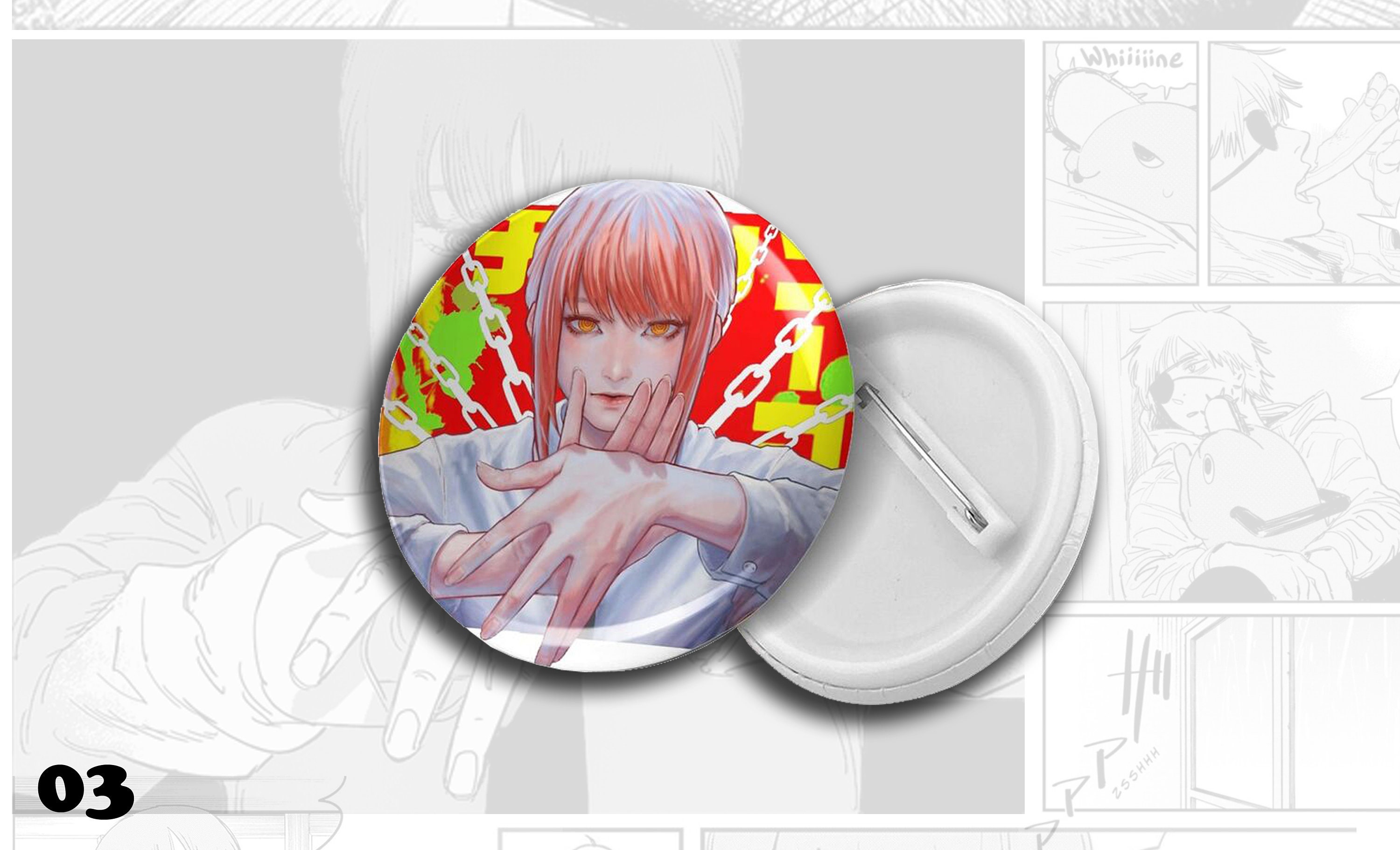 Manga Anime Devil Hunter Pins Badge Pinback Button - Etsy