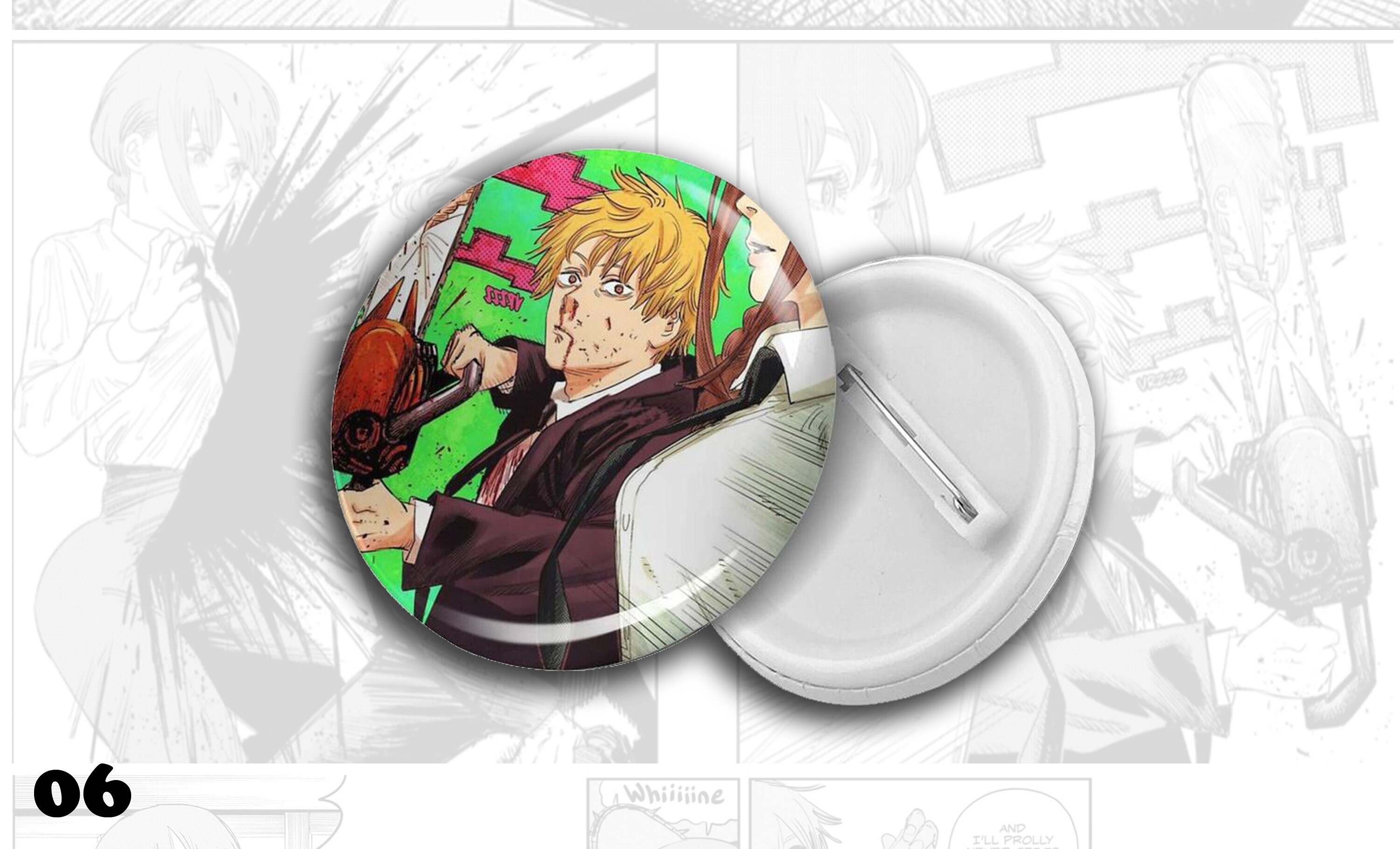 Manga Anime Devil Hunter Pins Badge Pinback Button - Etsy
