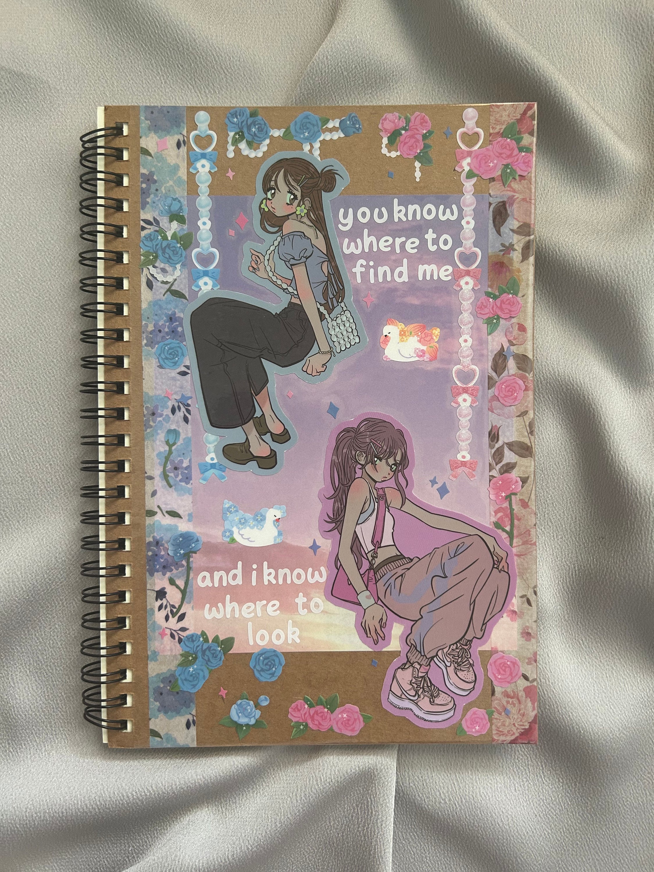Decorated Sketchbook - Etsy