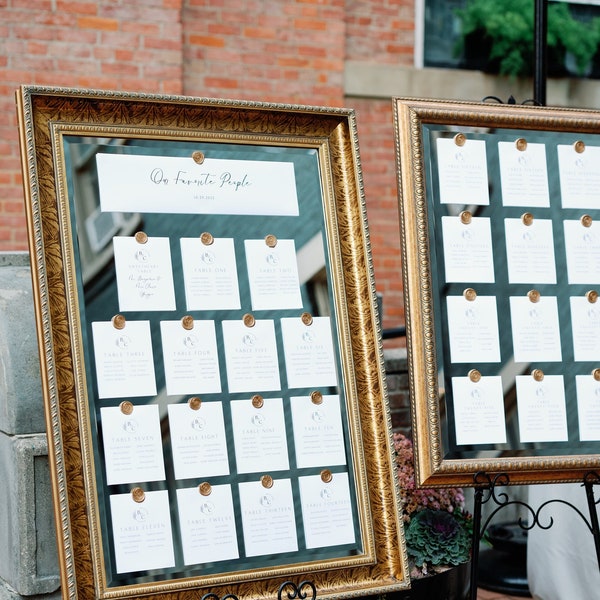 Mirror Seating Chart - Etsy