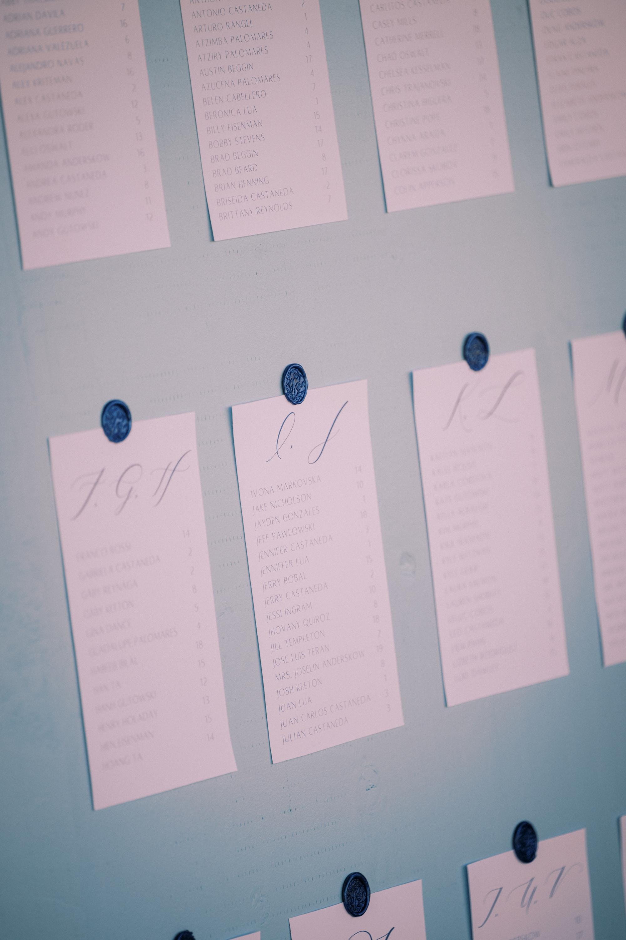 Table Cards for Seating Chart Wedding Wood Seating Chart Custom Table ...