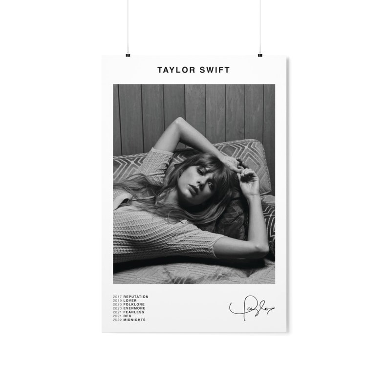 Taylor Swift Poster Minimalist Taylor Swift Print Poster - Etsy