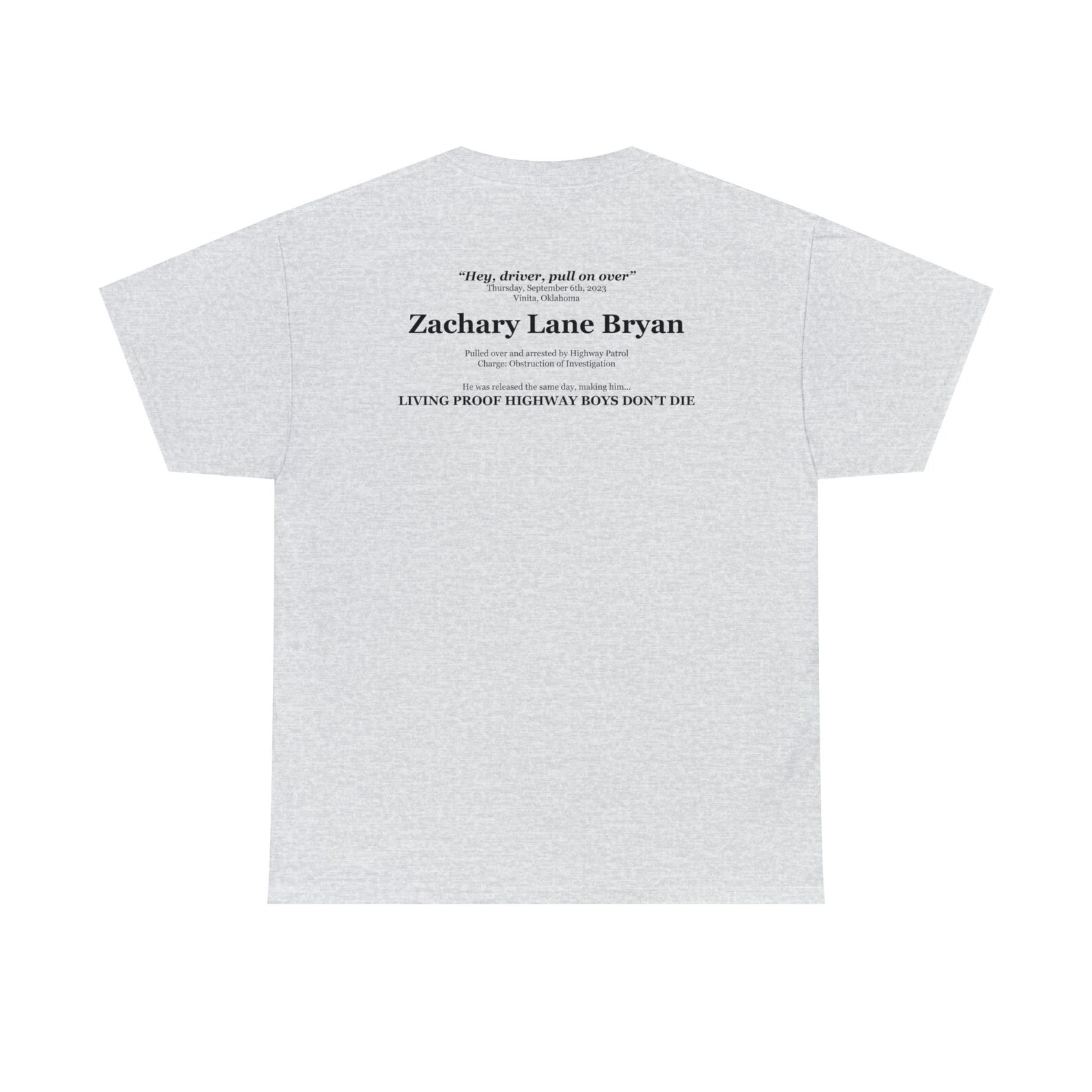 Zach Bryan Mug Shot T-shirt Mug Shot Unisex T-shirt Zach Bryan Tour ...