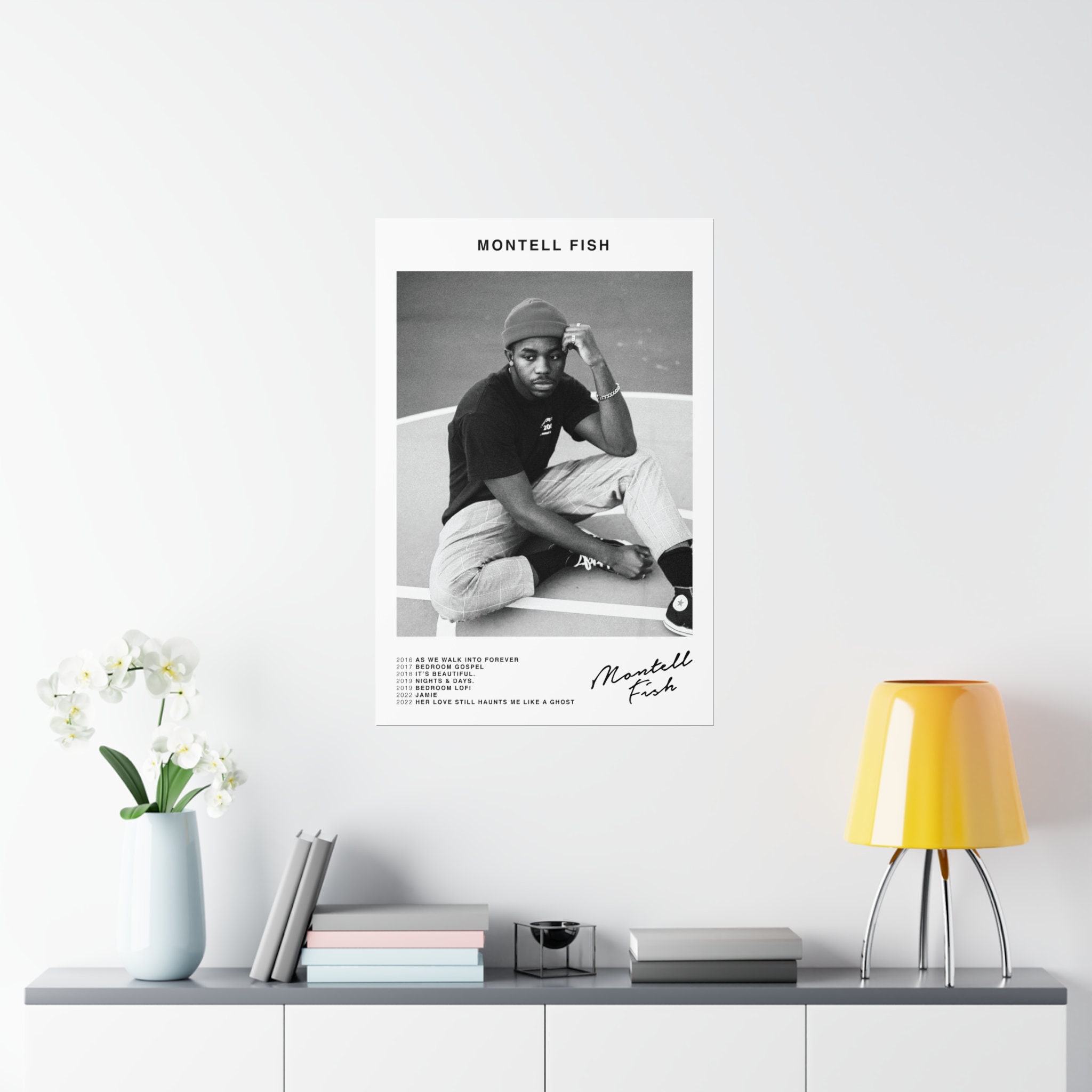 Montell Fish Poster Minimalist Montell Fish Print Poster Poster Print ...