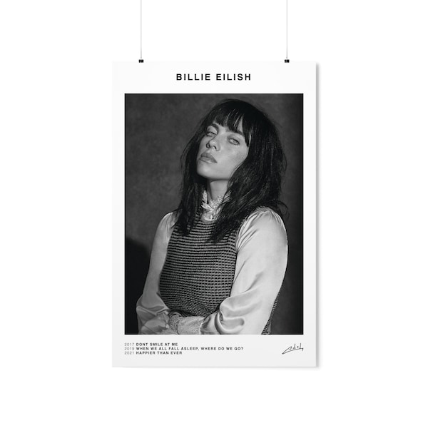 Billie eilish poster print - Etsy Österreich