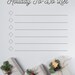 Printable Holiday Checklist, Printable Checkist, Printable to Do List ...