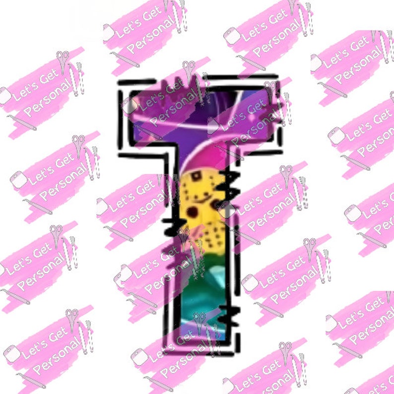 Colour HORROR FONT, Halloween, Font, SUBLIMATION, Letters, Alphabet ...