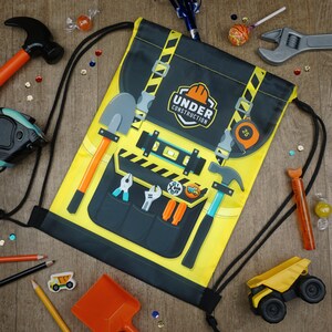 Construction Party Favor Bags for Construction Birthday Party Favors ...