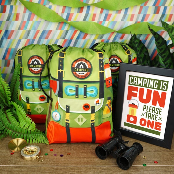 First Birthday Camp Theme - Etsy