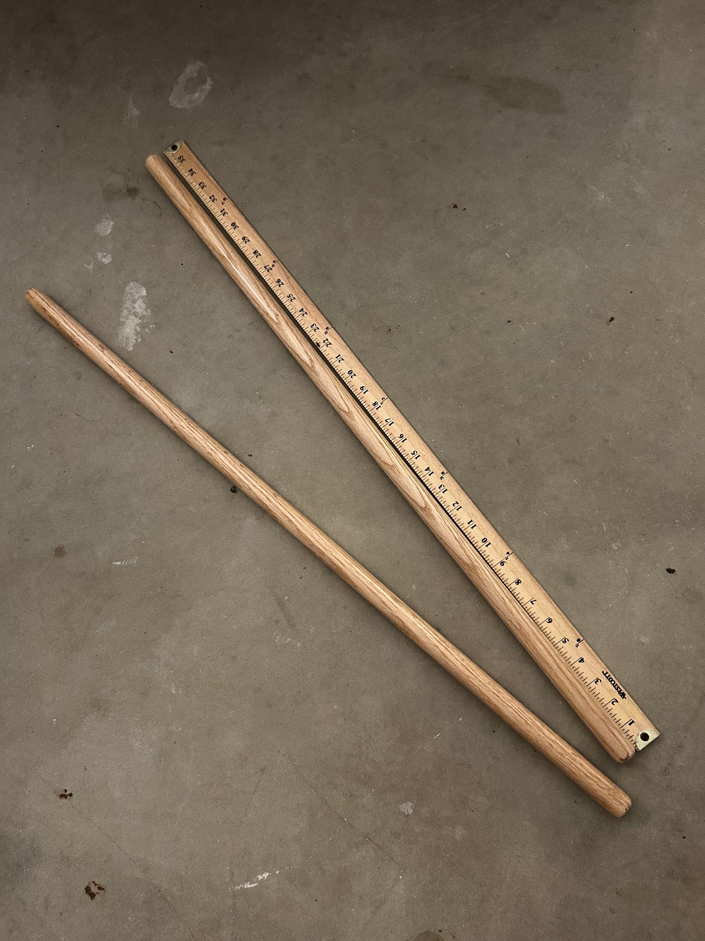 Handmade Pair of Hanbo Escrima Fighting Sticks 36 Inches Red Oak - Etsy