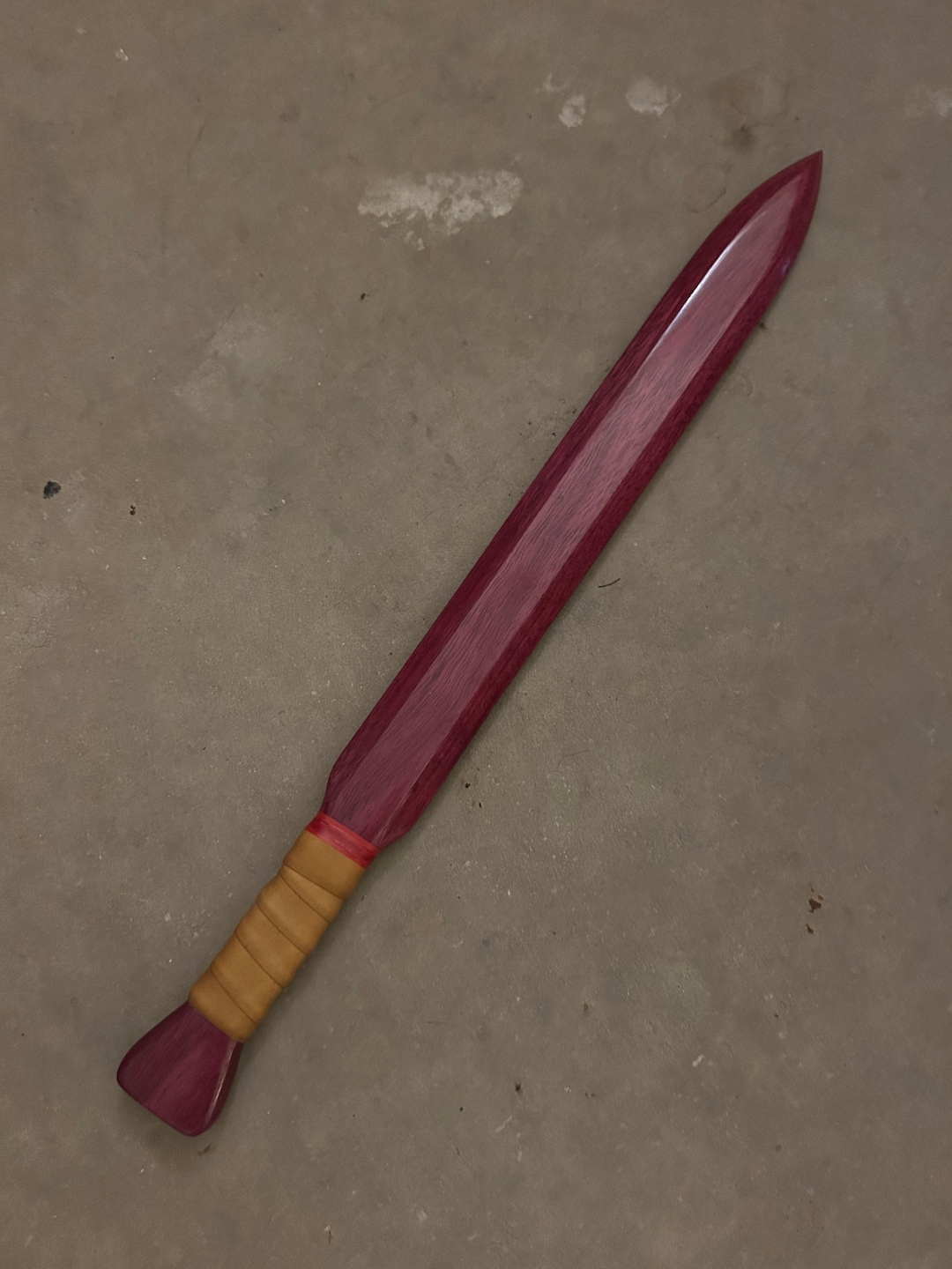 Handmade Rudis Wooden Practice Sword 24 Inches Purpleheart Wood - Etsy