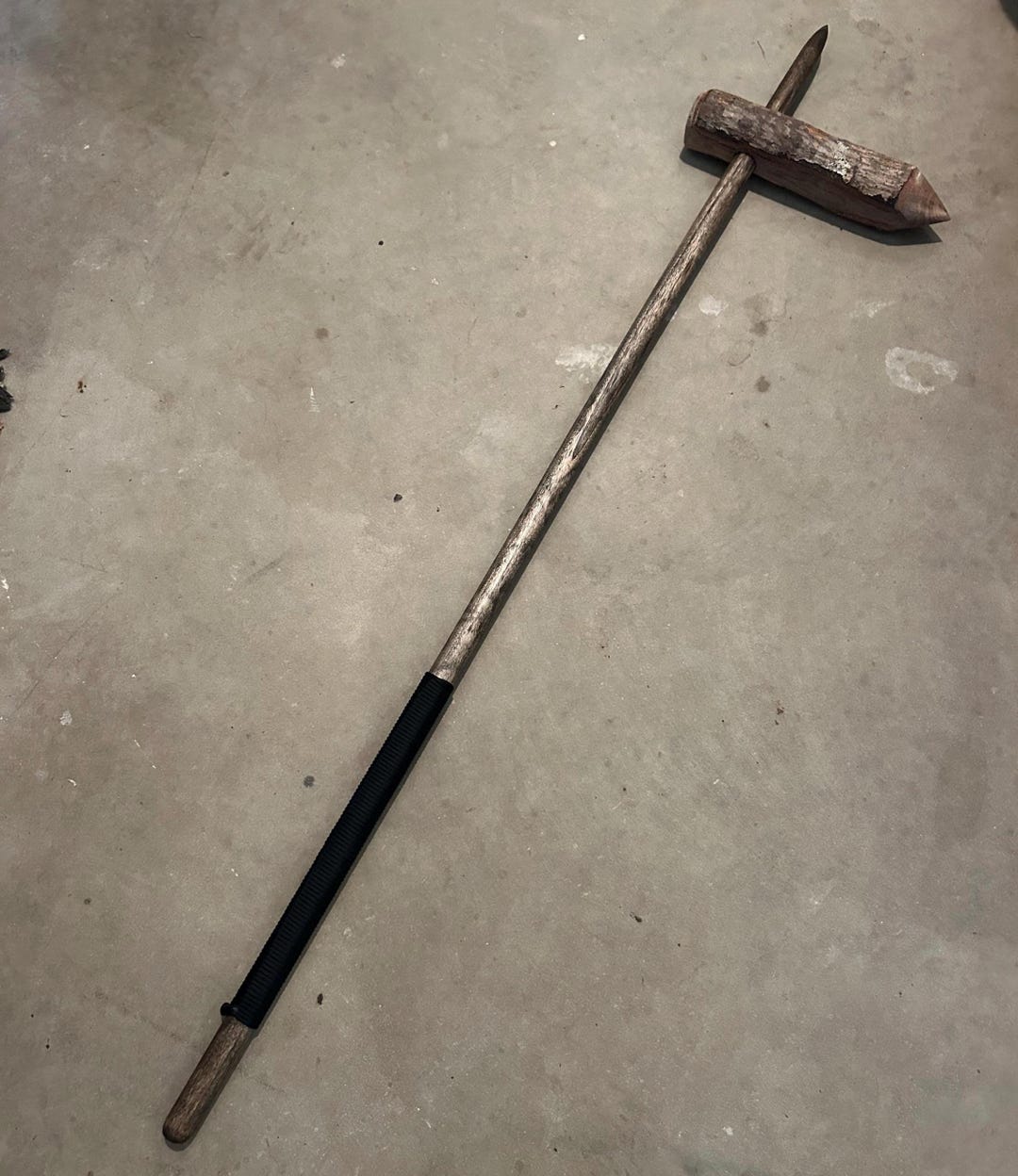 Vampire Hunter Slayer Stake Hammer Staff the Reaper 53 Inch Maple Shaft ...