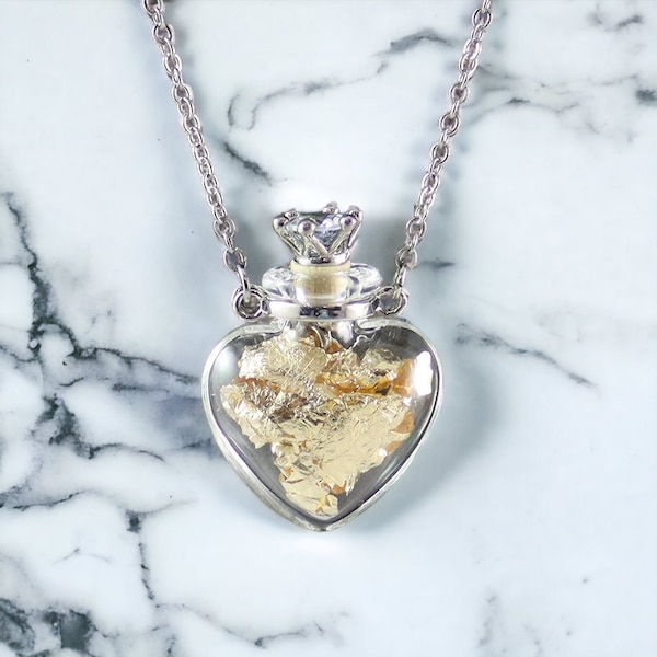 Glass Vial Pendant - Etsy