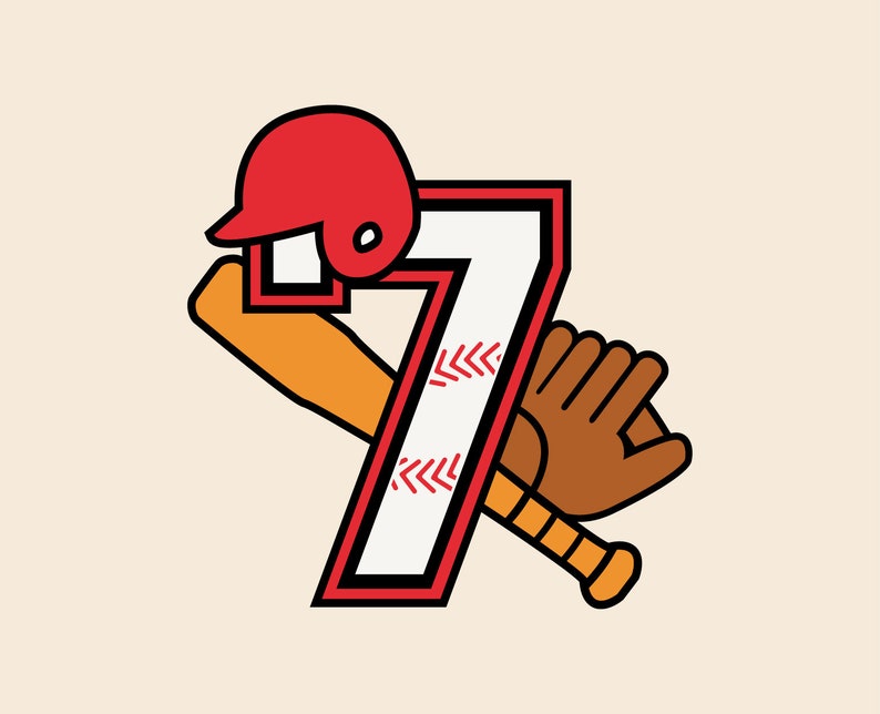 Baseball Number Svg ,number,font,letter,softball,sports,silhouette ...