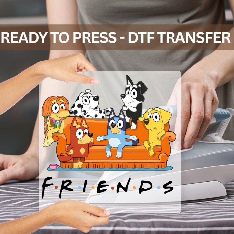 Bluey Heat Transfer - Etsy