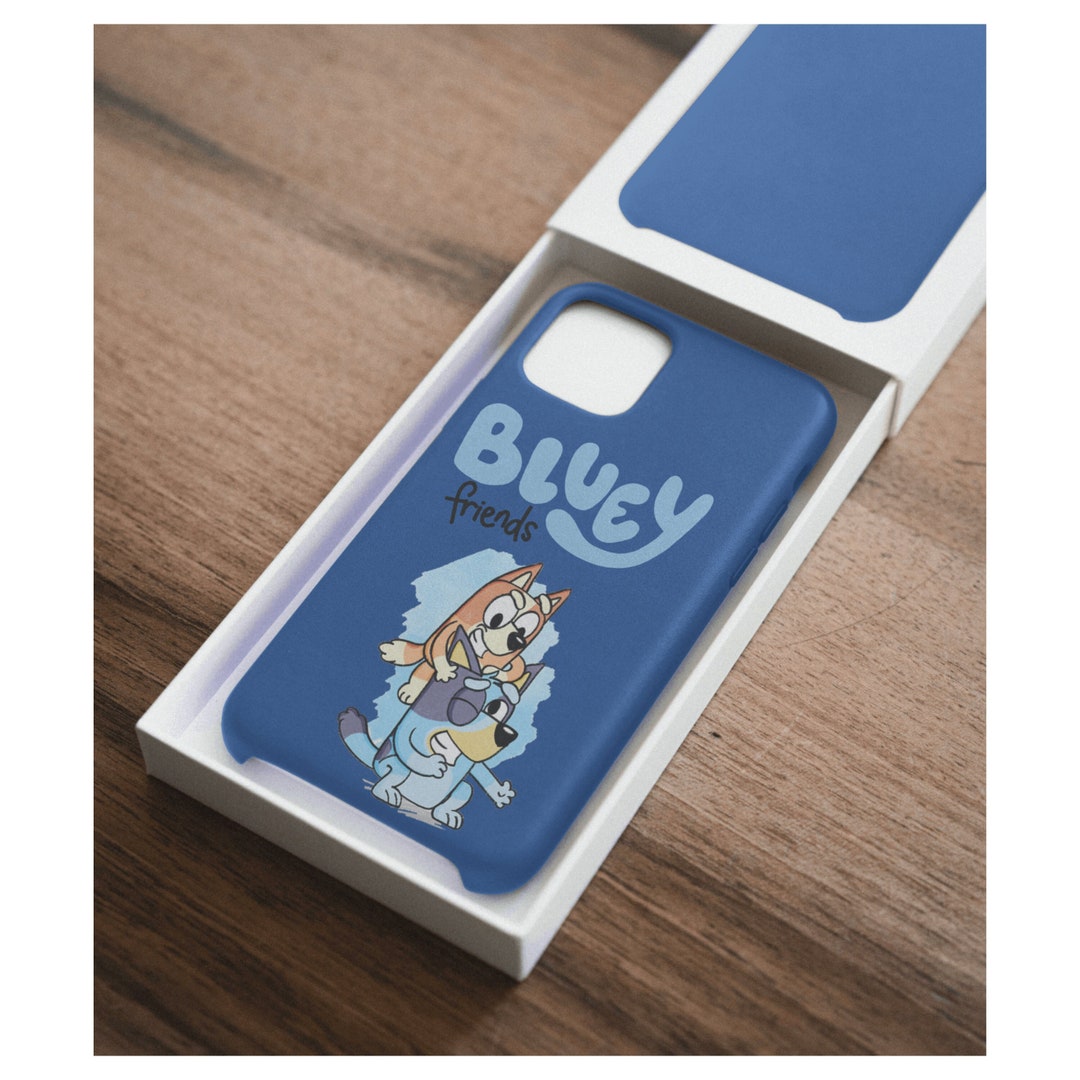 Bluey Magsafe Compatible iPhone Phone Case for 15, 14, and 13 Featuring ...
