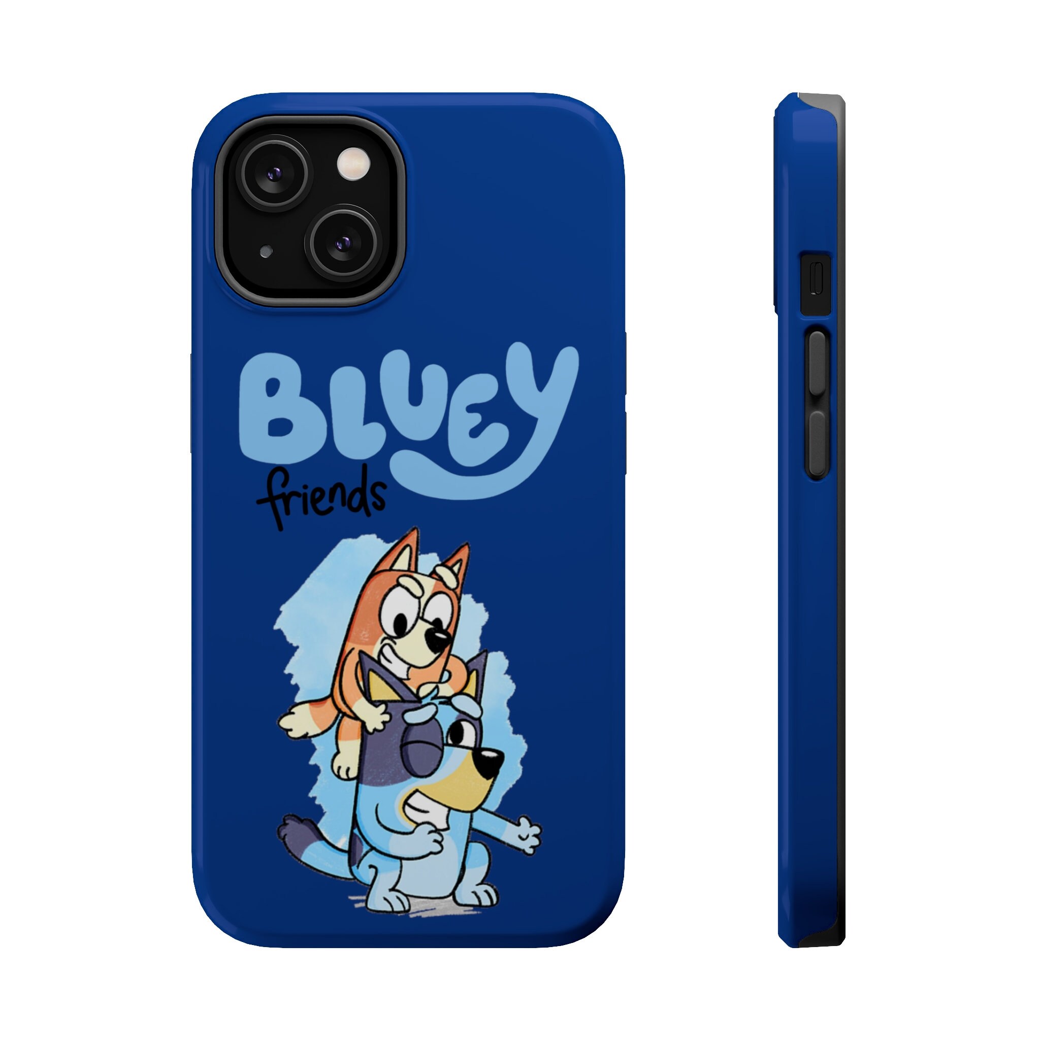 Bluey Magsafe Compatible iPhone Phone Case for 15, 14, and 13 Featuring ...