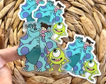 Monster Inc Boo Sticker - Etsy